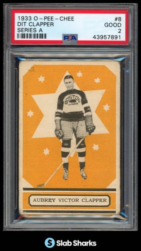 1933 O-PEE-CHEE #8 DIT CLAPPER SERIES A PSA 2 | eBay