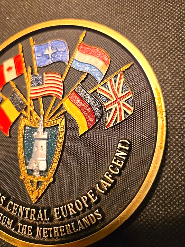 SUPREME HEADQUARTERS ALLIED FORCES CENTRAL EUROPE (AFCENT) SHIELD | eBay