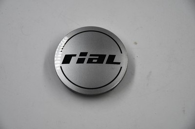 Rial Gloss Silver/Black Logo Wheel Center Cap Hub Cap N23(RI) 2.375 ...
