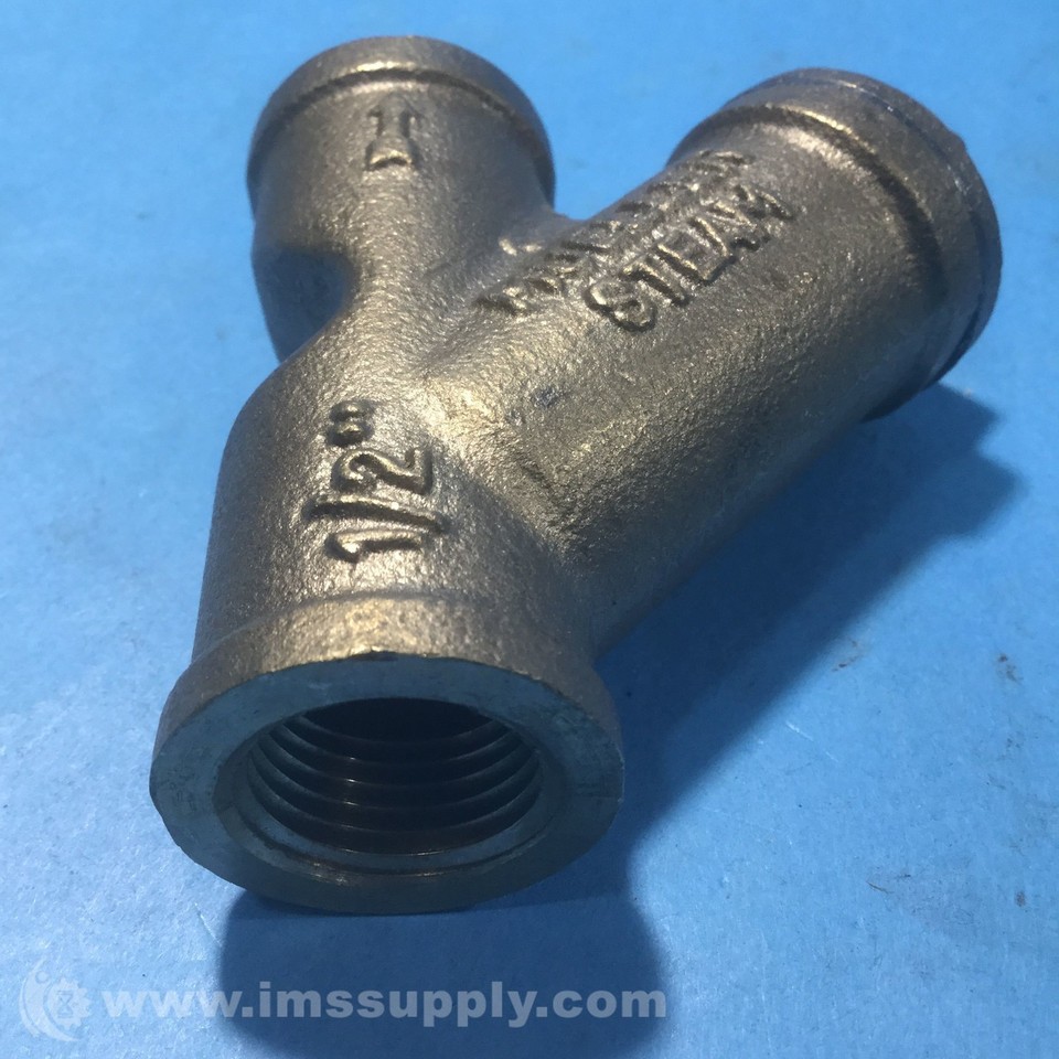 Mueller .50 351-01 Brass Wye Strainer Pipe Fitting Threaded USIP | eBay