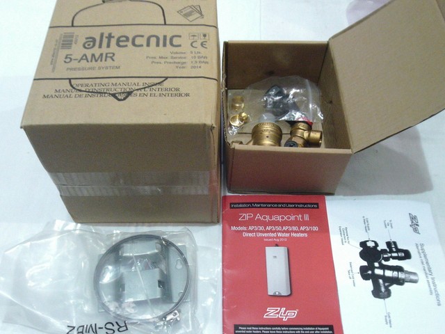 AQ105 Installation Kit for Aquapoint Ap3/30 and Ap3/50 Zip Heaters for ...