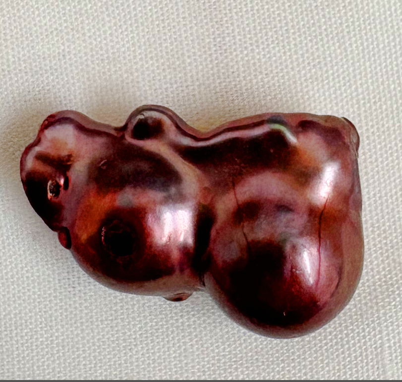 Huge 25x16x11MM SOUTH SEA GENUINE CHOCOLATE NUCLEAR UNIQUE TWIN LOOSE ...