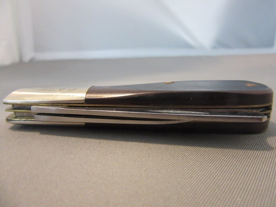 CASE XX USA Pocket Knife - 7 Dot - #62009R "One Arm Razor" (2) Blade ...
