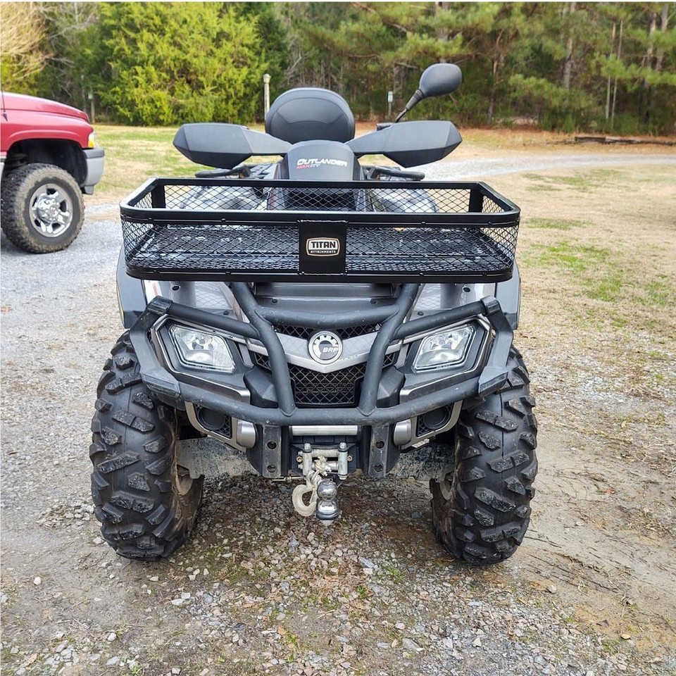 Titan Ramps Universal ATV/UTV Front Cargo Basket Rack | eBay
