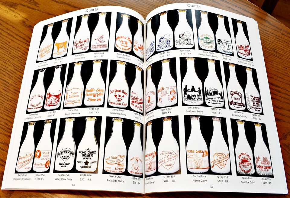 PYROGLAZE / ACL MILK BOTTLE BOOK - 1500 Color Pictures, WWII Caps ...