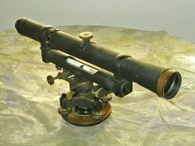 Vintage Keuffel and Esser Level Transit Survey Scope Theodolite Antique ...