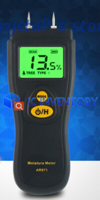 NEW AR971 Pocket Wood Moisture Meter Digital Tester Smart Sensor | eBay