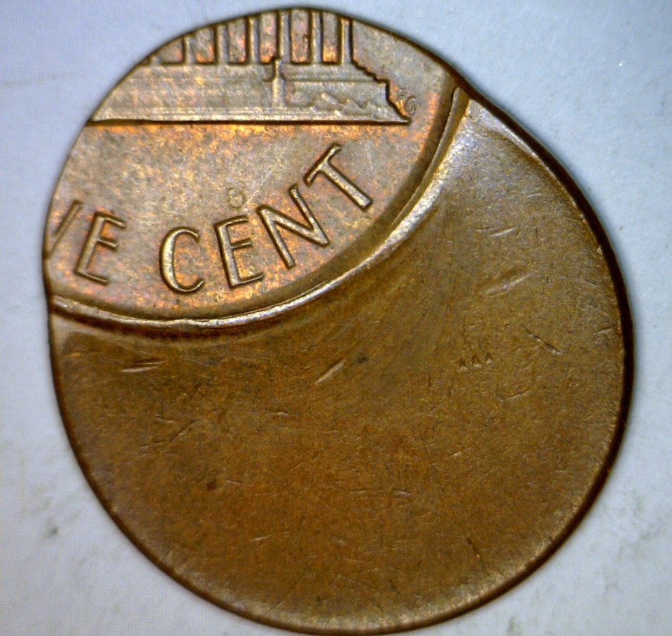 ERROR OFF CENTER Lincoln Cent NICE Uncirculated / BU Det. O/C Coin NR ...