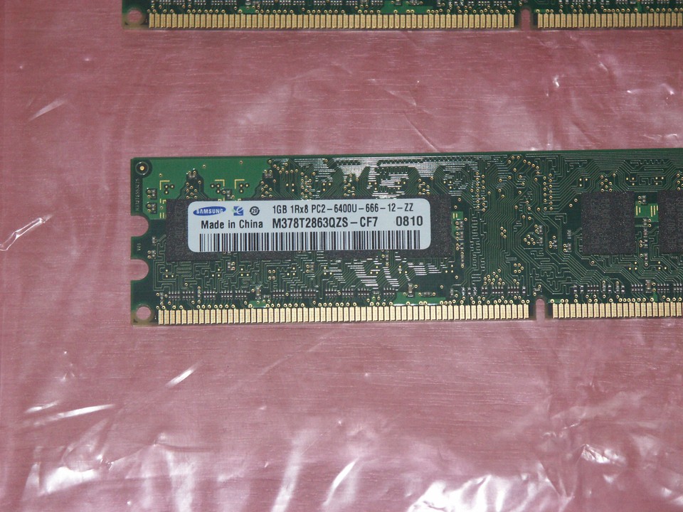 2GB (2x1GB) Samsung M378T2863QZS-CF7 Desktop Memory Ram Sticks | eBay UK