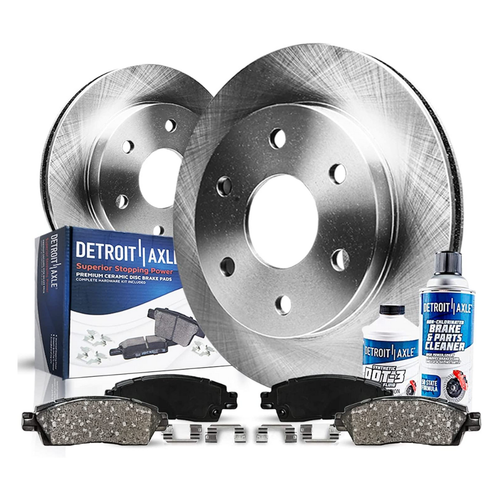 Detroit Axle 365mm Rear Brake Rotors Ceramic Pads Replacement for 2005 ...