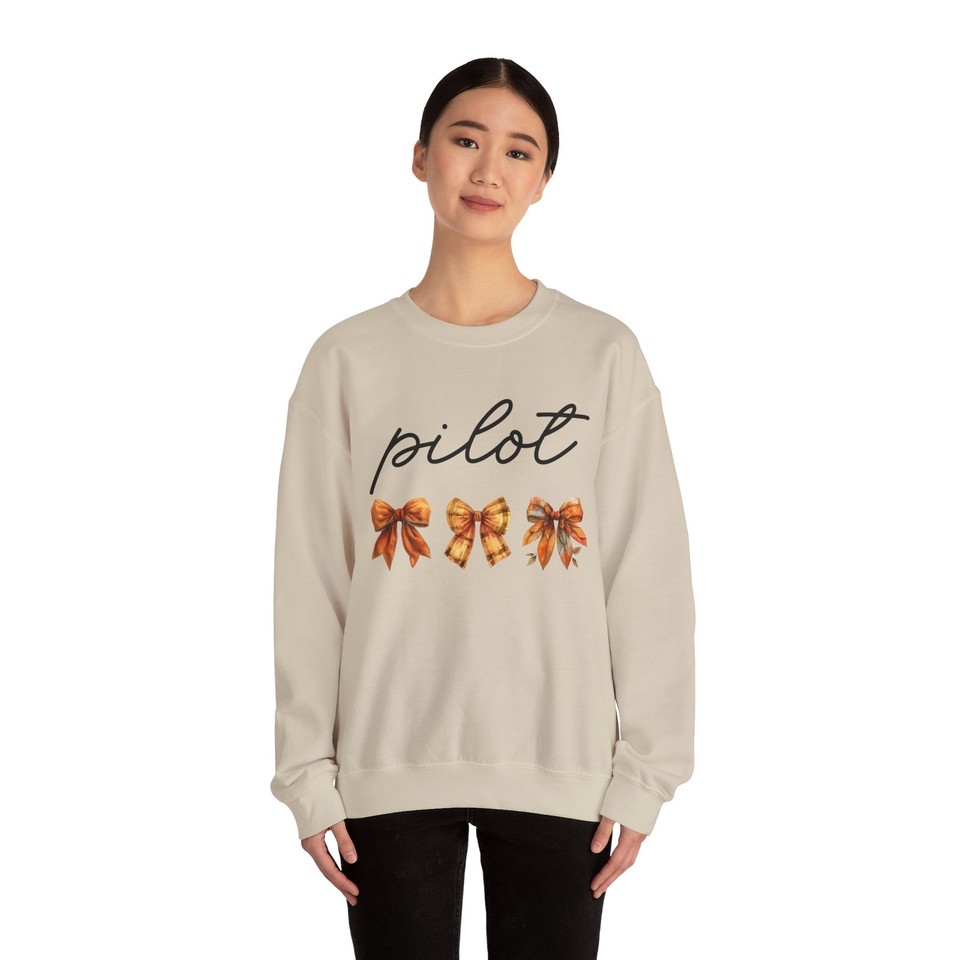 Pilot Sweatshirt Fall Graduation Crewneck Pullover Shirt | eBay