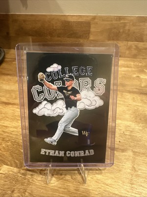 Ethan Conrad Wake Forest College Baseball Onit College Colors Insert CC ...