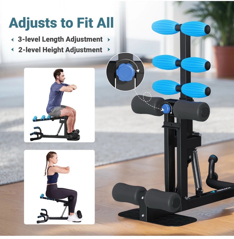 MERACH New Deep Squat Workout Machine Adjustable Glutes Trainer ...