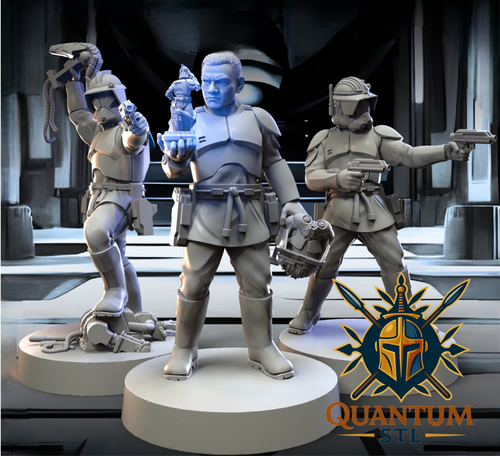 Clone Wars Commander Star Wars Legion Miniatures STL | eBay
