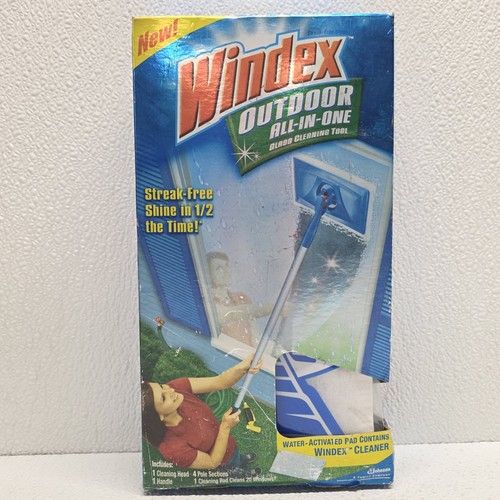 Windex Outdoor All-In-One Glass & Window Cleaning Tool Starter Kit NEW ...