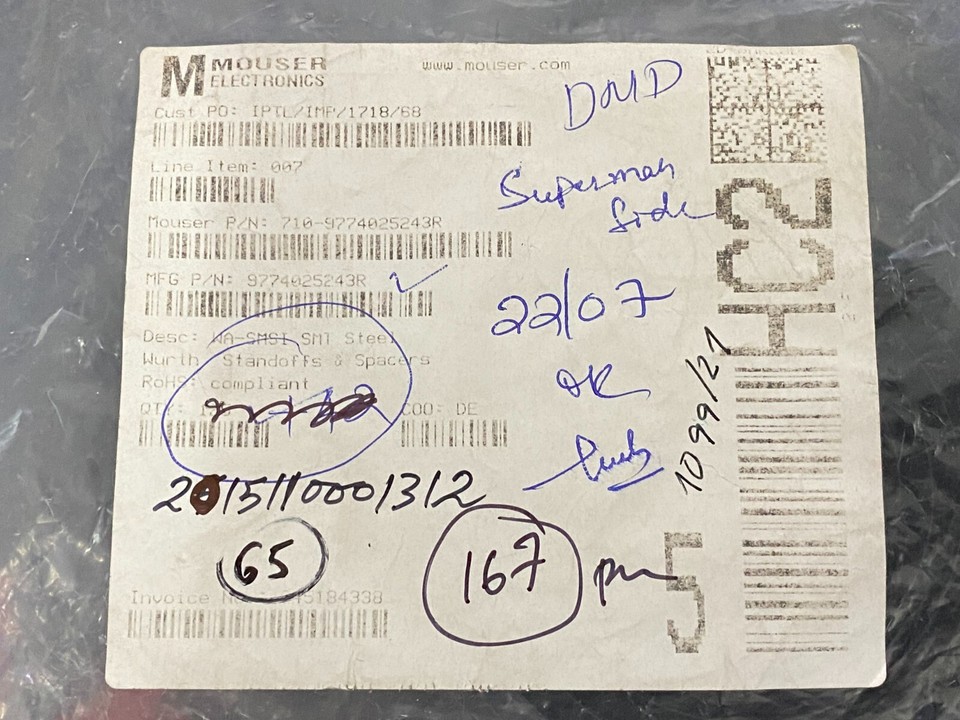 9774025243R - Wurth - 9 pcs LOT, RND STANDOFF M2X0.4 STEEL 2.5MM | eBay