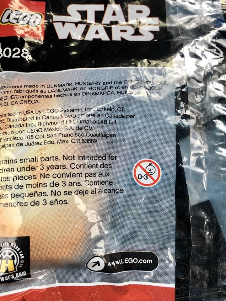 Lego 8028 Star Wars 2009 Mini TIE Fighter Set Lucasfilm LTD New Sealed ...