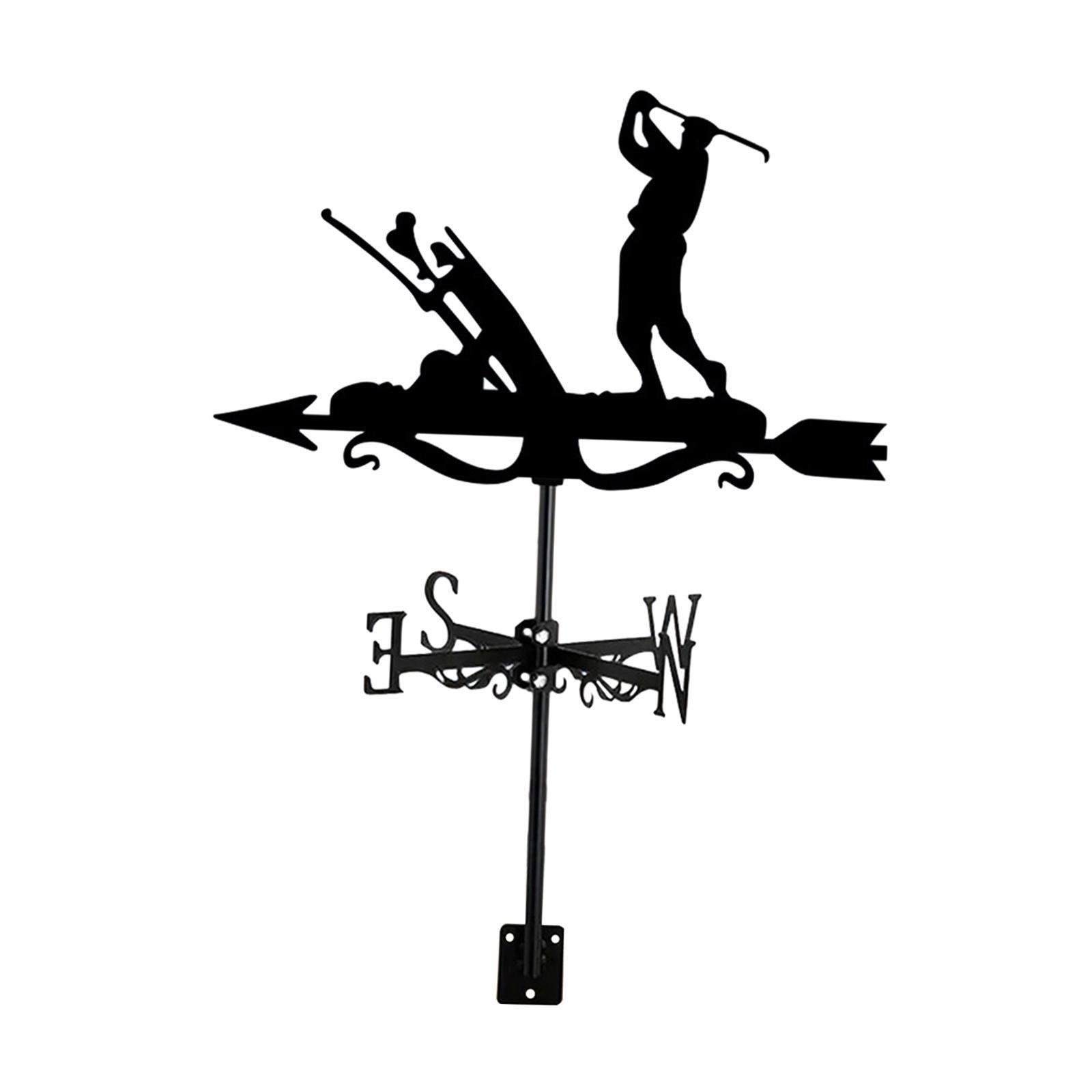 Metal Wind Vane Wind Direction Indicator Gazebo Golfing Garden | eBay