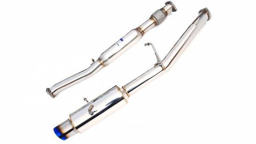 Invidia 03-06 Evo 76mm N1 Titanium Tip Cat-back Exhaust FOR 03 ...