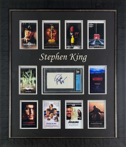 Stephen King Carrie IT Misery Shining Stand Signed Autograph BAS ...