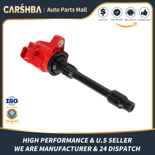 RED 1*Ignition Coils For Honda Civic Accord CR-V 1.5L 2.0L L4 UF781 ...