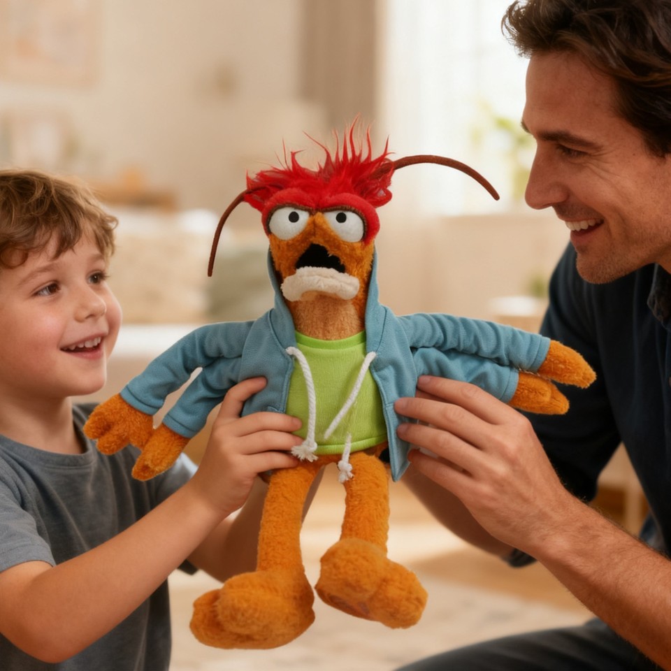 RARE The Muppets Pepe The King Prawn Soft Toy Plush 14 Inches plush toy ...