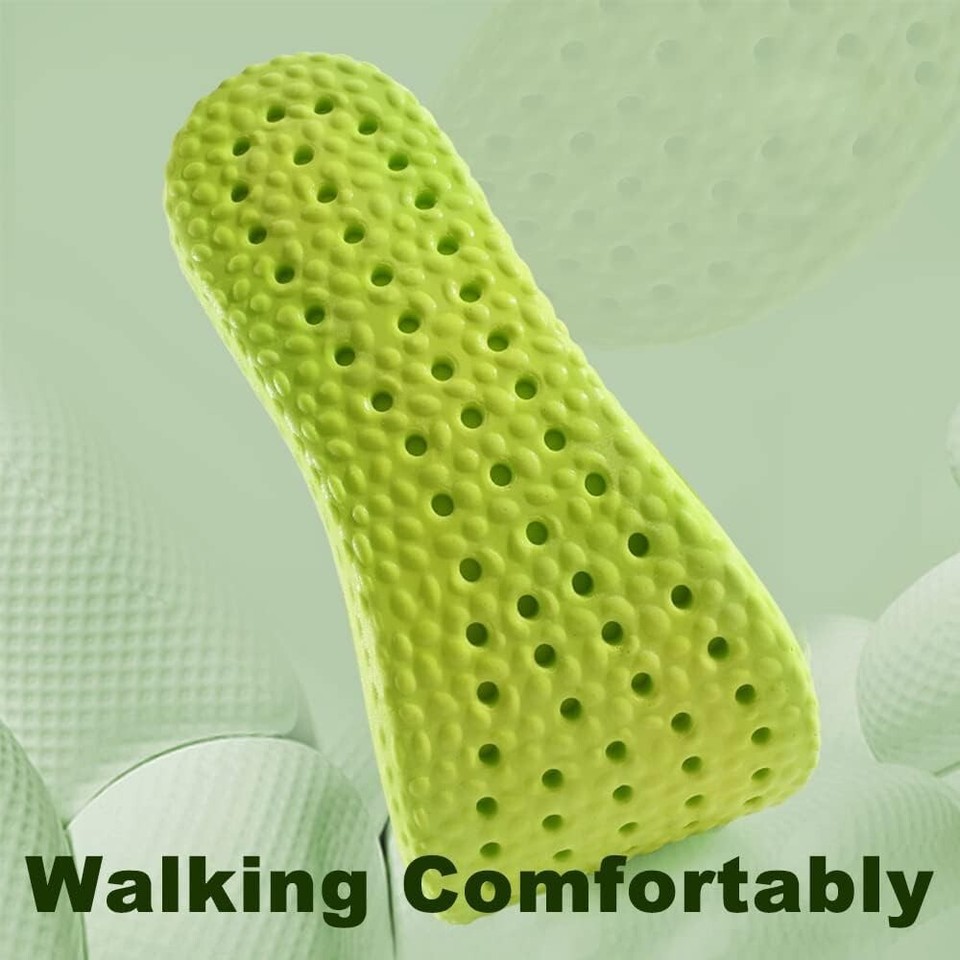 Shoe Insoles Memory Foam Arch Support Inserts Soft Shock Absorption Men ...