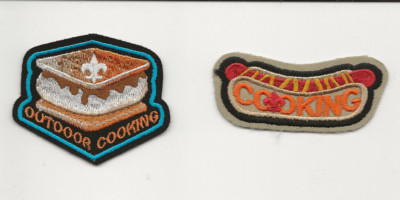 COOKING PATCH x 2 / HOT DOG * OUTDOOR - Cub Boy Scout BSA JE/B-13 | eBay