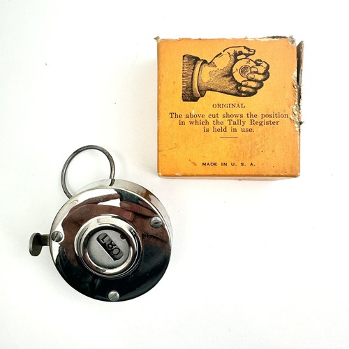 Vintage Railroad Tally Register Clicking Counter Tallying Device With ...