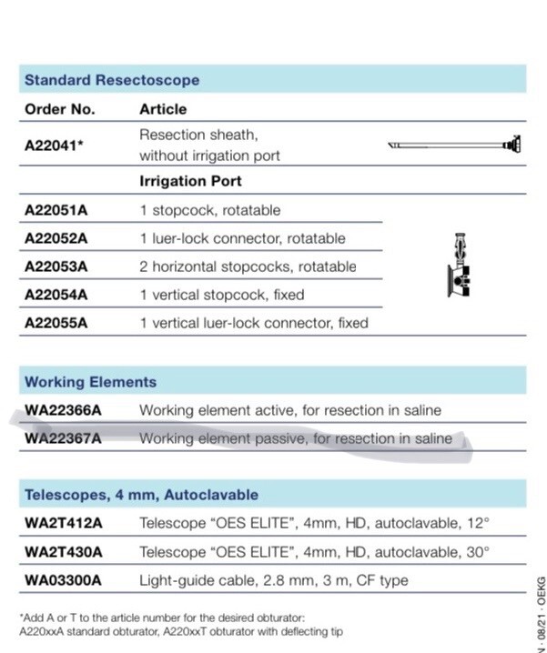 Olympus WA22367A Passive Working Element for sale online | eBay