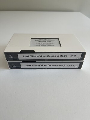 Mark Wilson Video Course In Magic Vol 1 & 2 Vhs New Sealed | eBay