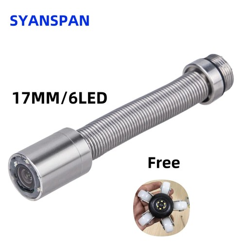 17MM/6LED IP68 Pipeline Inspection Camera Sewer Camera Endoscope Parts ...
