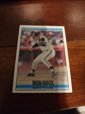 1992 Donruss Baseball Rod Beck Rookie Card #461 Factory Set Break NM-MT ...