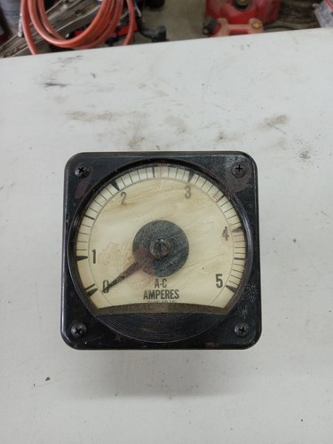GE AB-15 amps AC AMMETER PANEL METER | eBay
