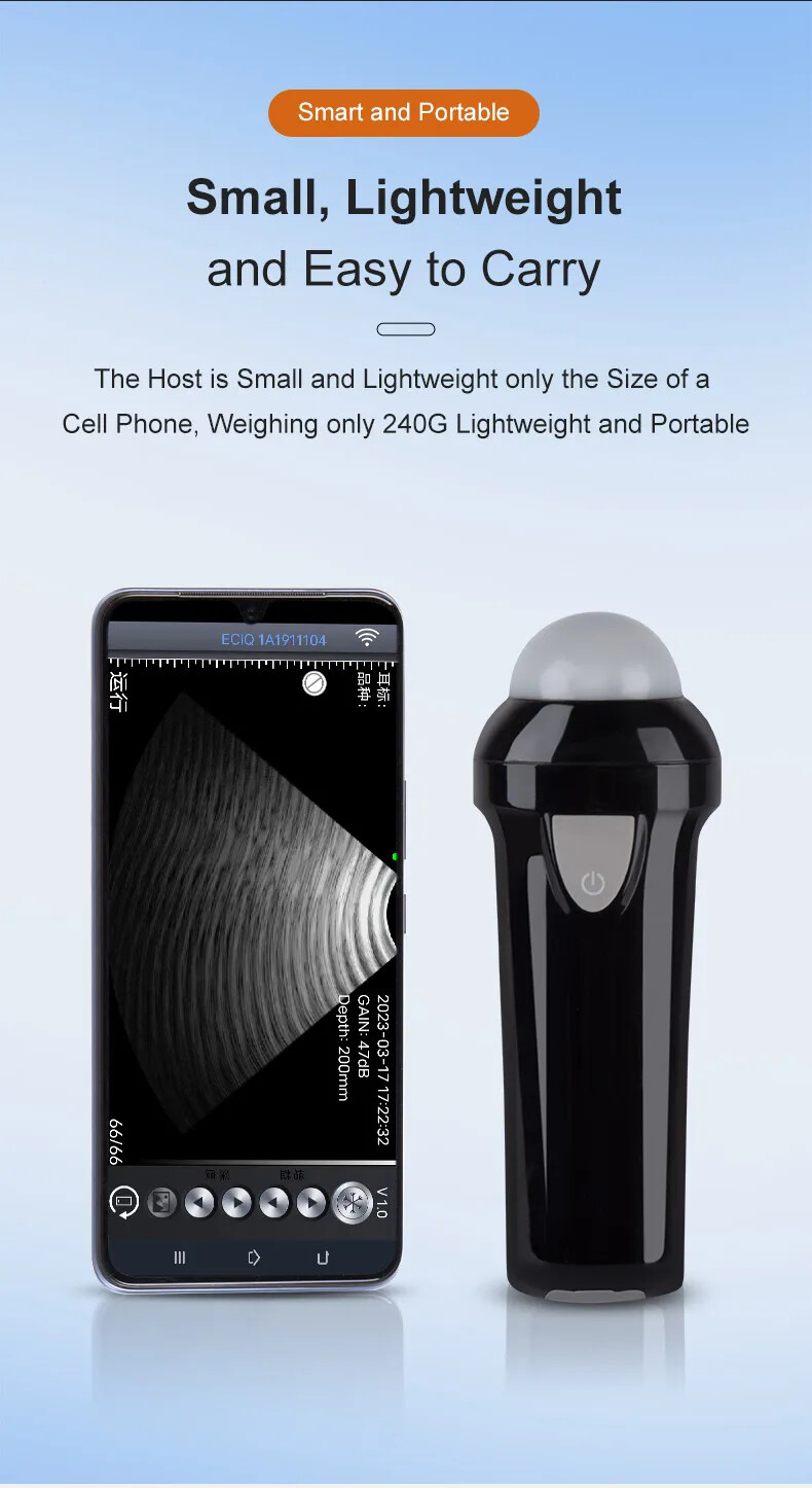 Wireless Veterinary Ultrasound Scanner Pregnancy Test Machine Pig Sheep ...