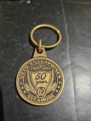 Veto Enterprises Sycamore Inc Illinois 50th Anniversary Key Chains Lot ...