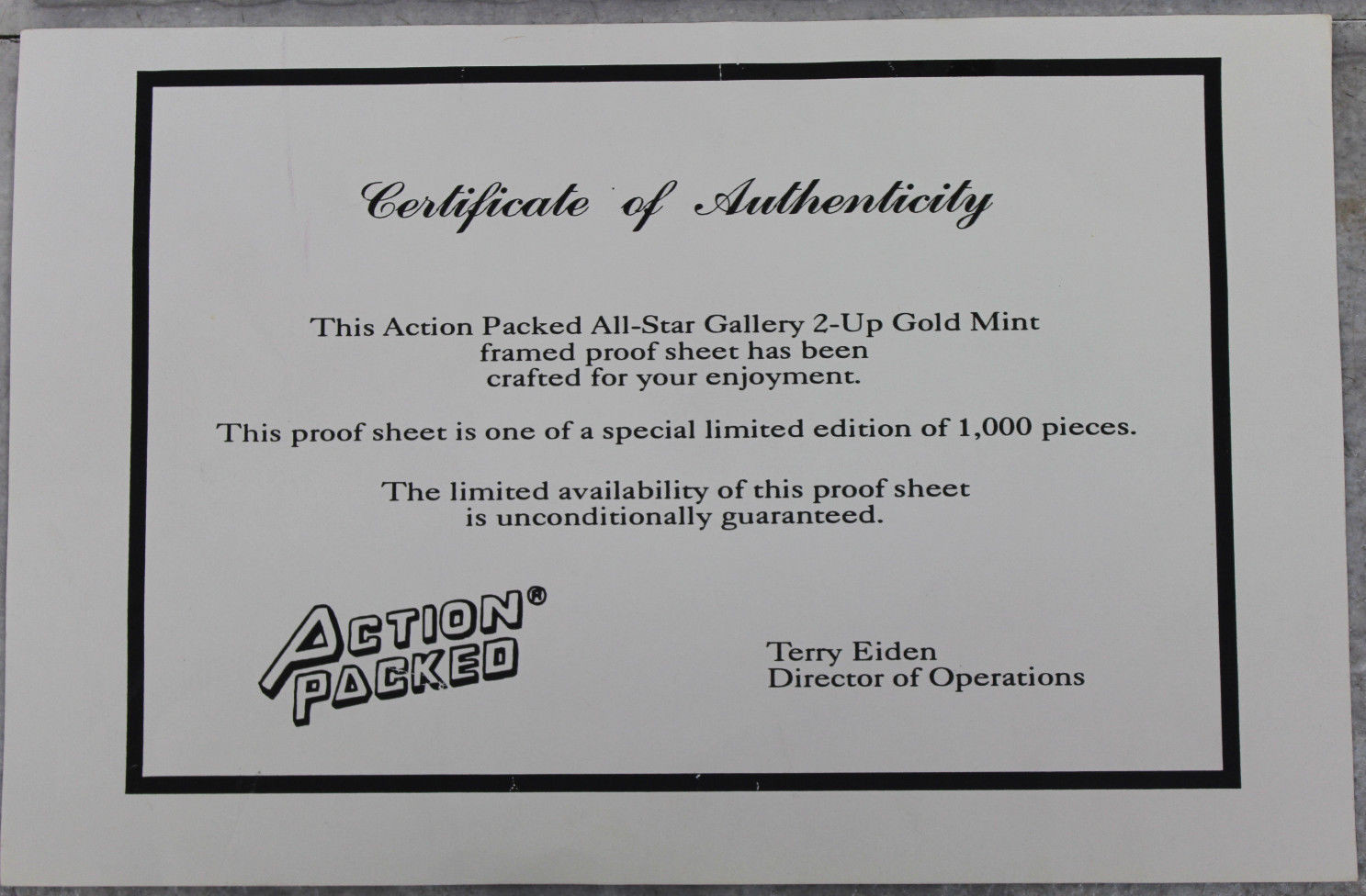 Babe Ruth & Lou Gehrig Action Packed Mint 24 karat GOLD Proof Sheet ...