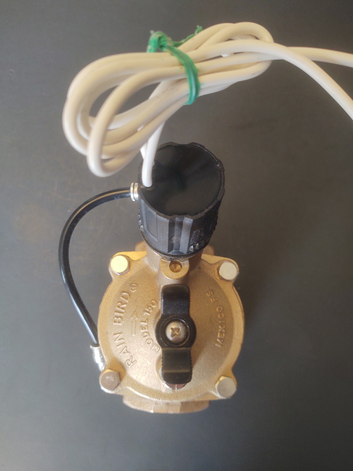 Rain Bird 150EFBCP Brass Irrigation Valve with solenoid 1.5" Inline ...