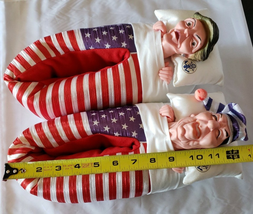 Vintage Ronald and Nancy Reagan Presidential Slippers by Linden Cards ...