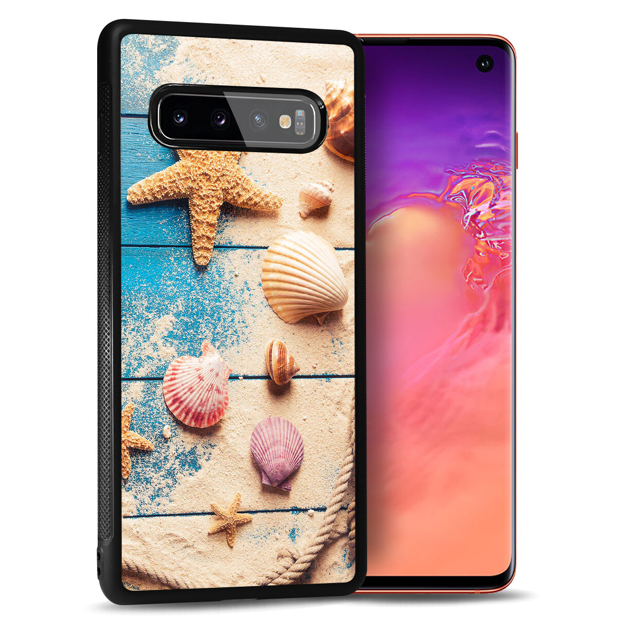 ( For Samsung S8 ) Back Case Cover AJ12630 Shell Beach Starfish | eBay ...
