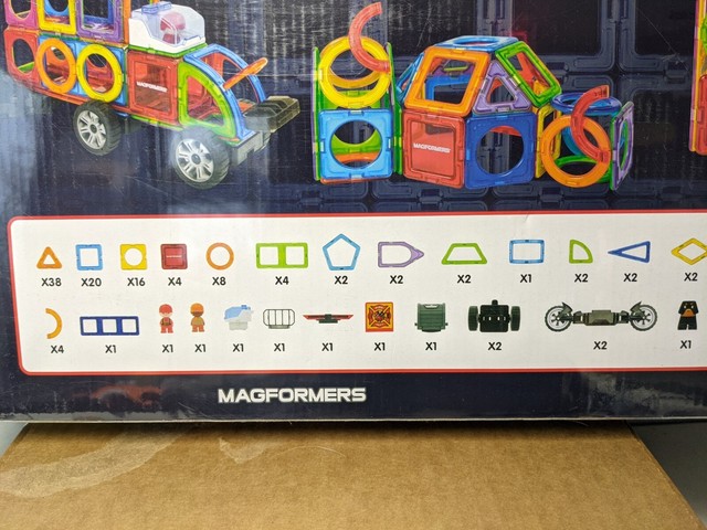 Magformers 120 Piece Deluxe Creative Set - 1552970 for sale online | eBay