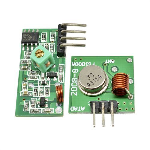 5PCS 315Mhz RF transmitter & receiver kit Module For ARMMCU Raspberry ...