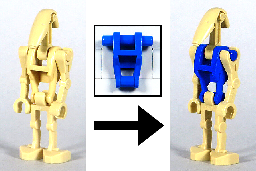 LEGO Star Wars - Lot of 6 Blue Battle Droid Torsos, 30375 (NEW) | eBay