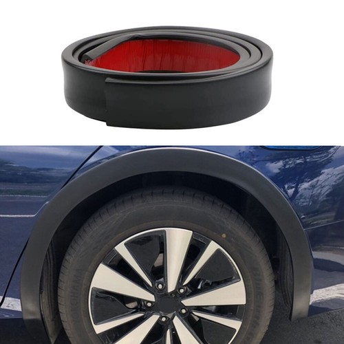 Universal Rubber Car Wheel Eyebrow Arch Trim Lips Strip Fender Flare ...