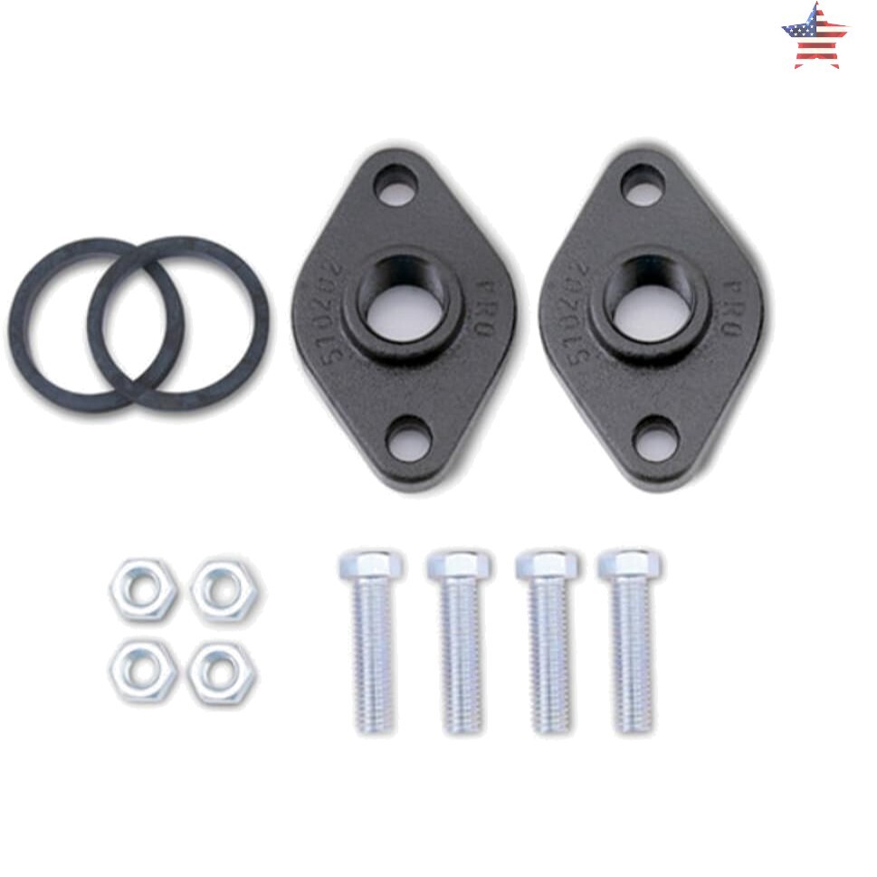 Cast Iron Flange Set for Circulator Pumps - 3/4 NPT, Black - 2 Flanges ...