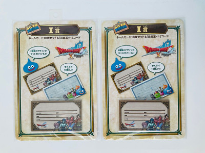 Dragon Quest X: The Five Awakening Races Set of 2 Mini Note Pad Square ...