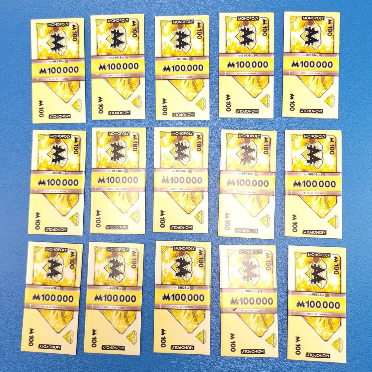 Monopoly Millionaire Cards