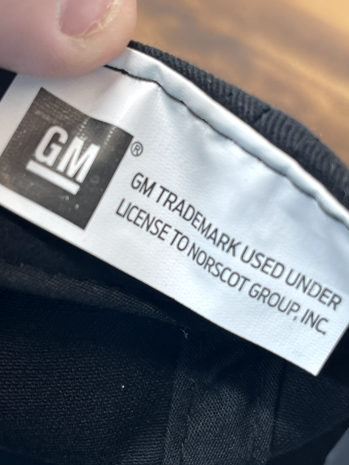 GMC Hat Cap Logo Contrast Black Red Baseball Cap Hat Strapback New | eBay