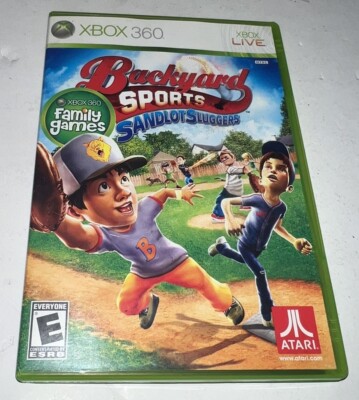 Backyard Sports: Sandlot Sluggers (Microsoft Xbox 360, 2010) Complete ...