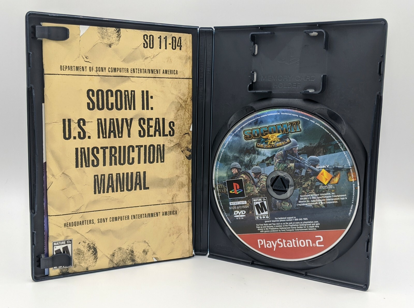 Socom II US Navy Seals PlayStation 2 Ps2 711719727521 | eBay
